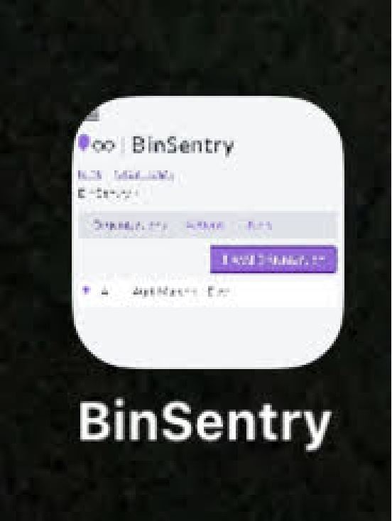 How do I set up BinSentry on my phone?